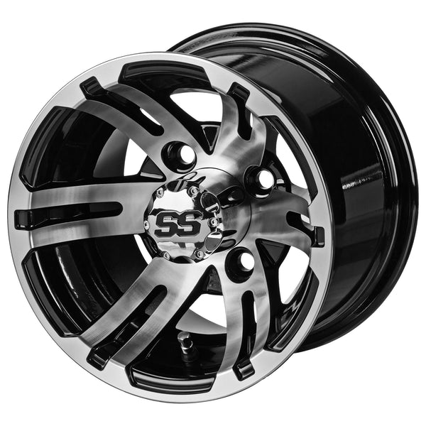 LSI 10" Epic Black & Machined Wheel - RM Cart