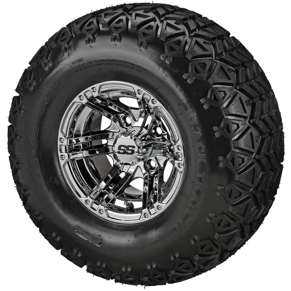 LSI 10" Yukon Mirror Wheel and Lifted Tire Combo - RM Cart